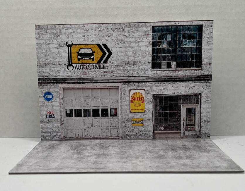 PAPERMAU: Pin Up Garage Diorama Paper Model In 1/64 Scale, 51% OFF