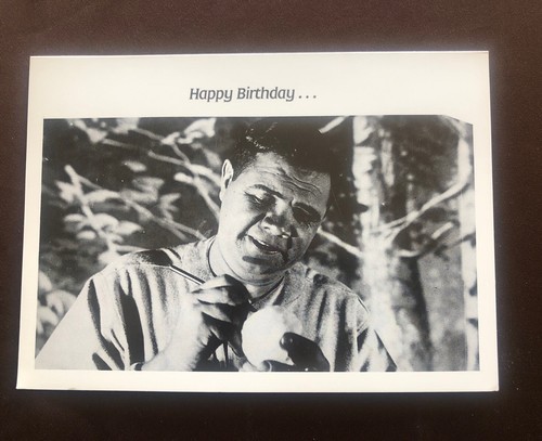 Baseball / Babe Ruth Fans! Happy Birthday Slugger! 12 Card Lot Unused w ...