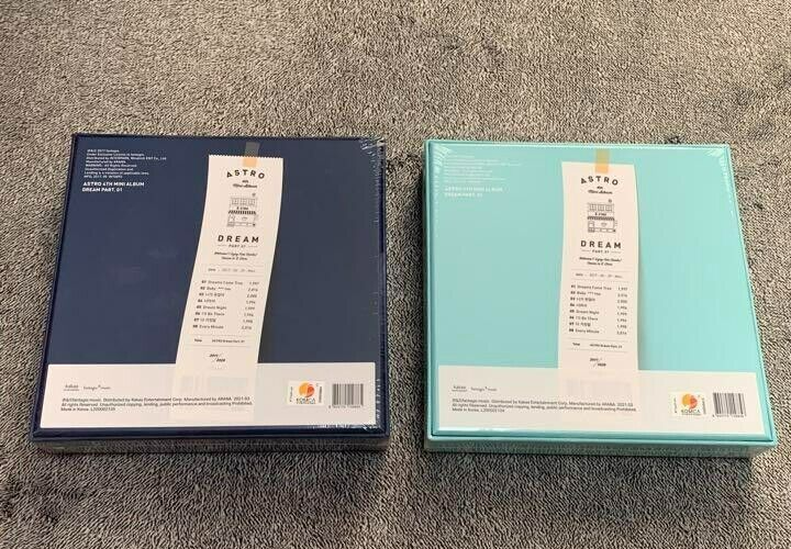 ASTRO Dream Part 01 Day Ver. Night Ver. CD Set of 2 4th Mini Album 2017 ...