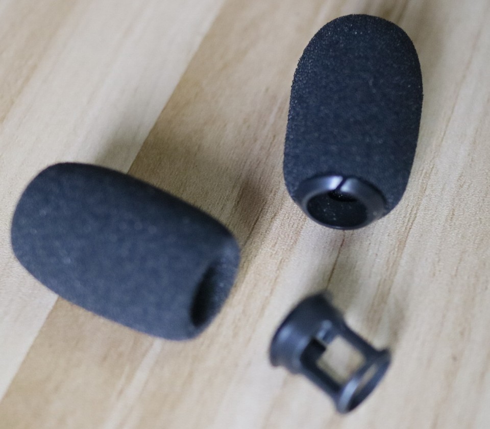 2pcs Microphone Sponge Foam Ball Mic Windscreen + Plastic For Shure ...