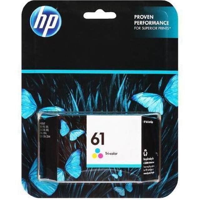 New HP 61 Genuine HP Tri-Color Ink Cartridge CH562WN - Exp Date 02/2026 ...