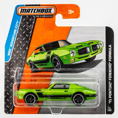 2014 Matchbox #11 '71 Pontiac® Firebird® Formula TROPICAL LIME (GREEN ...