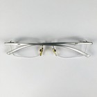 POLICE eyeglasses SATIN SILVER RIMLESS glasses frame MOD: V2922V COL ...