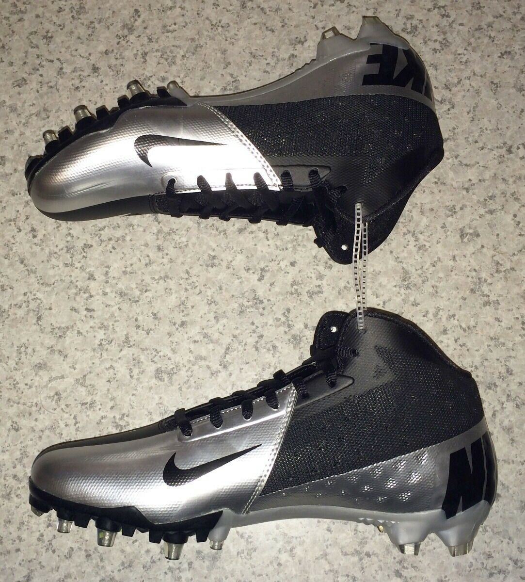 NIKE Vapor Talon Elite 3/4 TD Molded Football Cleats Black Mens 10 10.5 ...