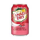 Canada Dry Cranberry Ginger Ale 12 Pack 12 Ounce Caffeine Free ...
