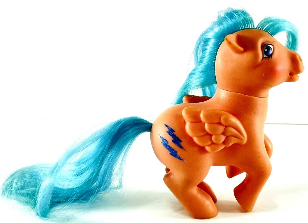 My Little Pony 1983 G1 FIREFLY GLITTER Pegasus Lightning Bolt Vintage ...