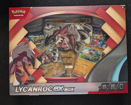Pokémon TCG – Lycanroc ex Box (Paldea Evolved Promo) | eBay