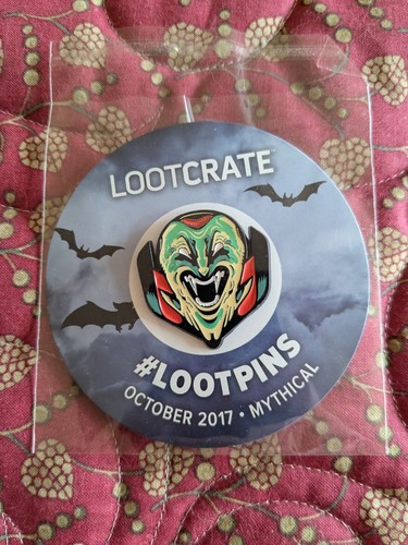 LOOTPINS Mythical Dracula - October 2017 - Loot Crate Pin NEW | eBay