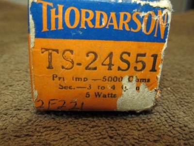 Thordarson TS-24S51 Audio Transformer, NEW IN BOX | eBay