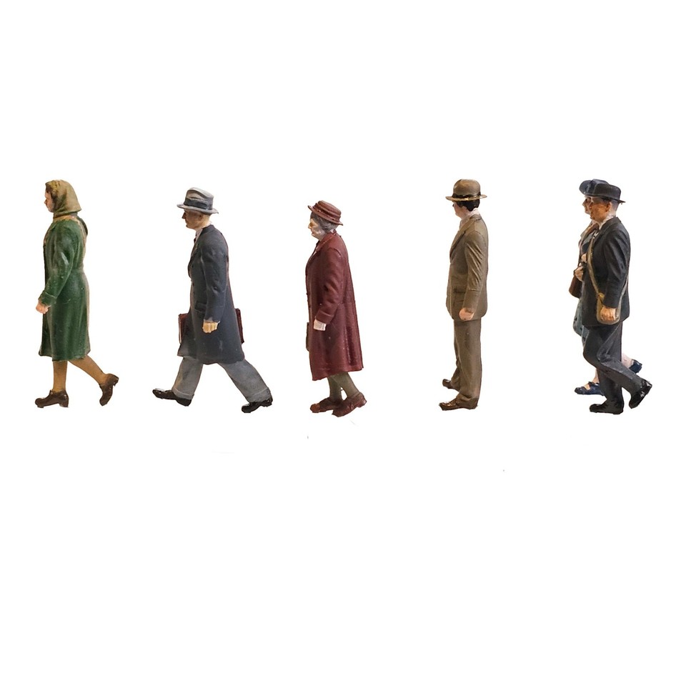 FG44 - 1940s Pedestrian Figures (x6) Figures unpainted O scale | eBay UK