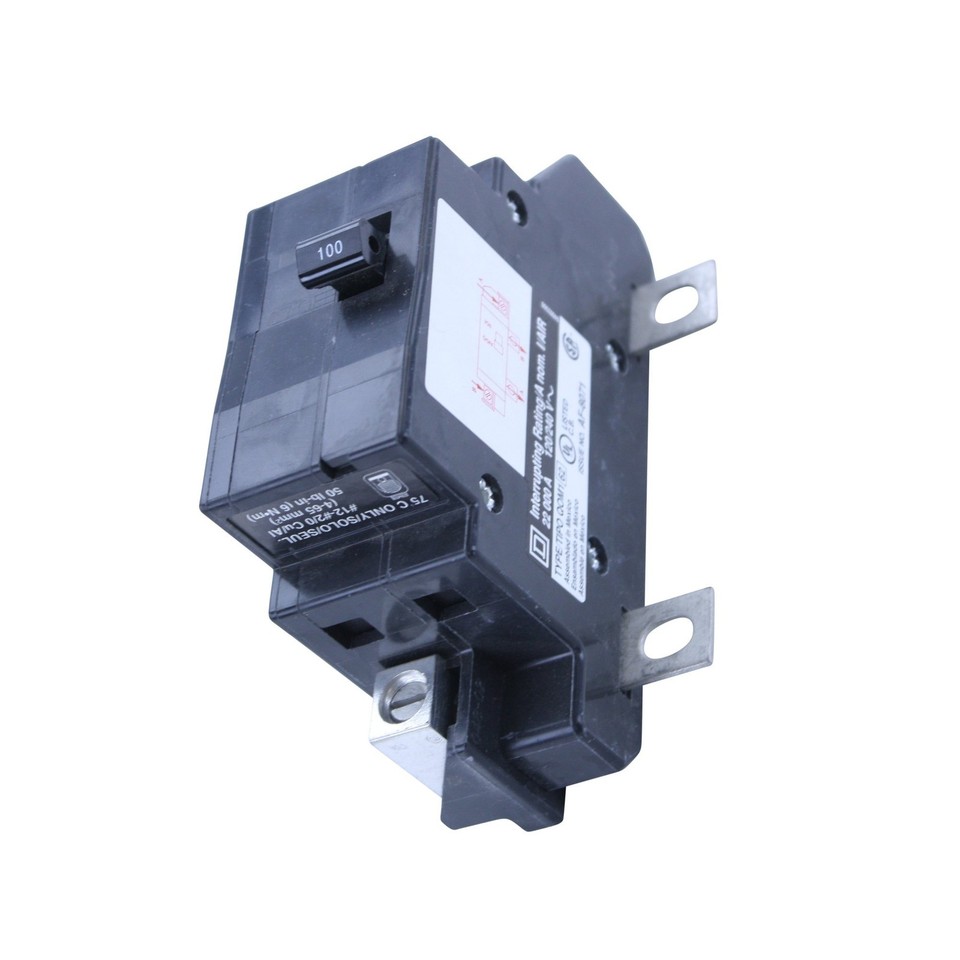 SCHNEIDER ELECTRIC Miniature Circuit Breaker 120/240-Volt 100-Amp ...
