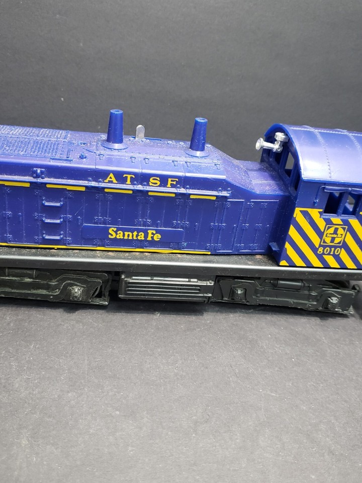 Lionel O Scale Santa Fe ATSF 8010 Switcher Royal Blue Purple Very Good ...