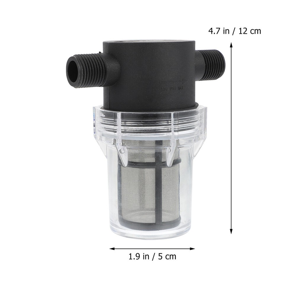 Home In- Line Filter Inline Strainer Water Pump Strainer Water Pipe ...