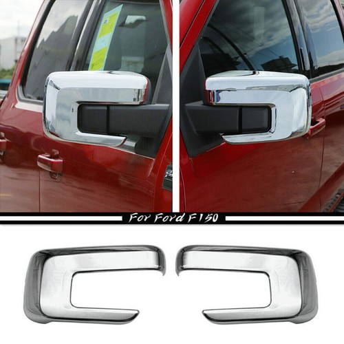 For 2021-2023 Ford F150 F-150 ABS Chrome Side RearView Mirror Cover ...