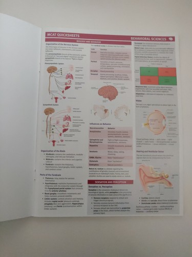 Kaplan MCAT Quicksheets | eBay