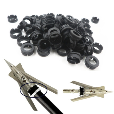 100 Shock Collars for Broadheads Replacement Ring Slipcam Rear Deploy ...