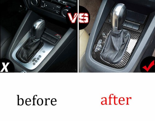 For Volkswagen Jetta MK6 2012-14 Carbon Fiber Inner Gear Shift ...