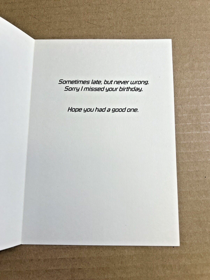 Vintage 1985 Star Trek Spock Birthday Greeting Card 5" x 7" Unused | eBay