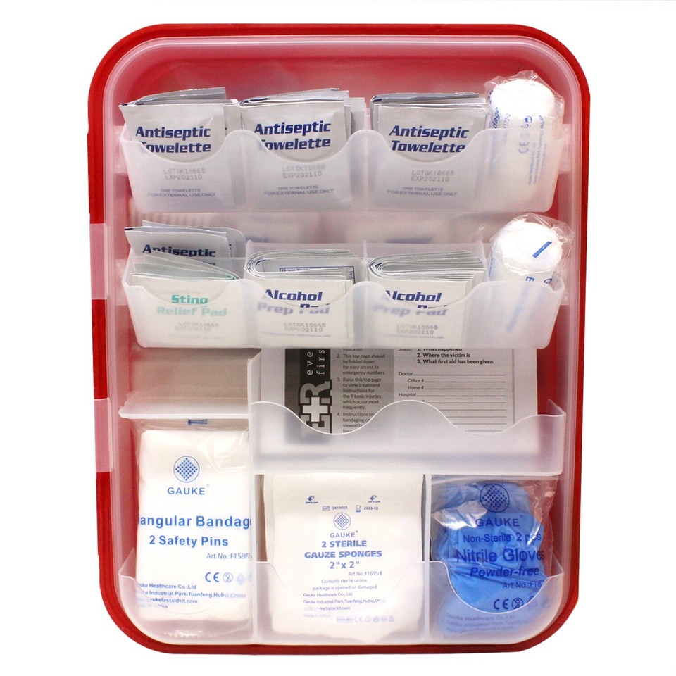 351 piece Emergency First Aid Kit Home Workplace Survival OSHA ANSI ...