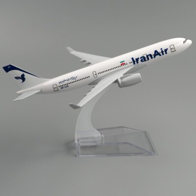 15.5cm Aircraft Airbus a330 Iran Air Alloy Plane Model Toy Xmas Gift ...