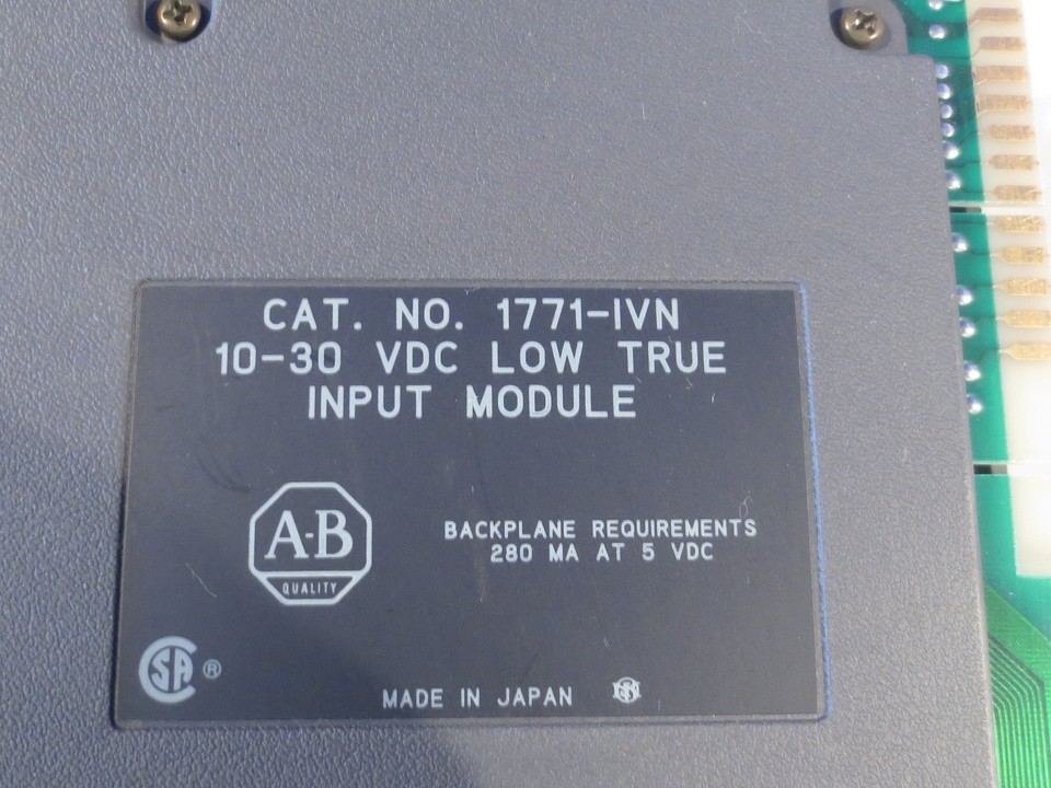 ALLEN-BRADLEY INPUT MODULE 1771-IVN | eBay