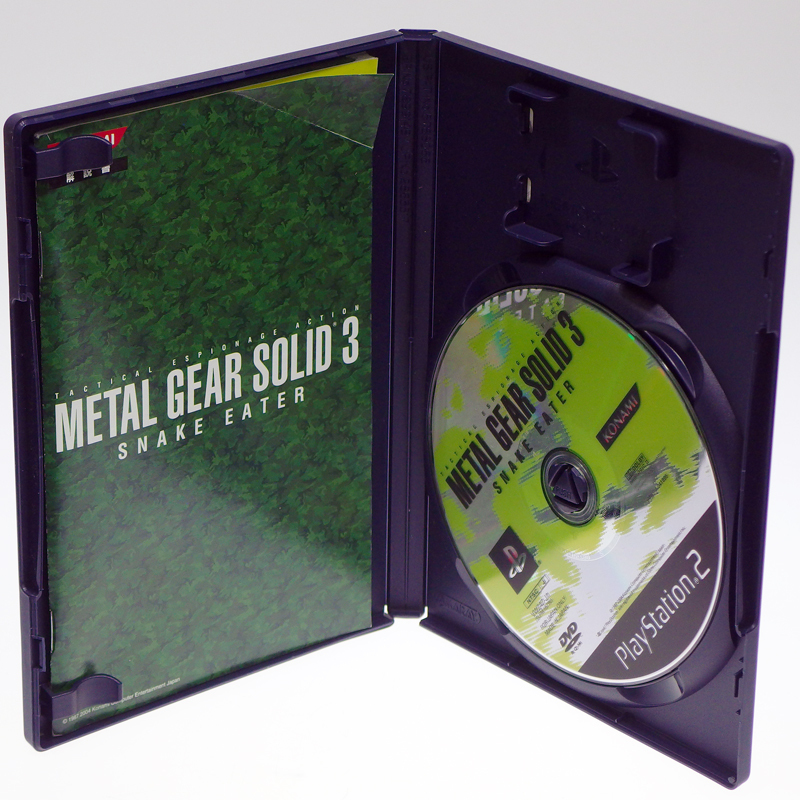 METAL GEAR SOLID 3 Snake Eater PS2 Sony Japan Import PlayStation Konami ...