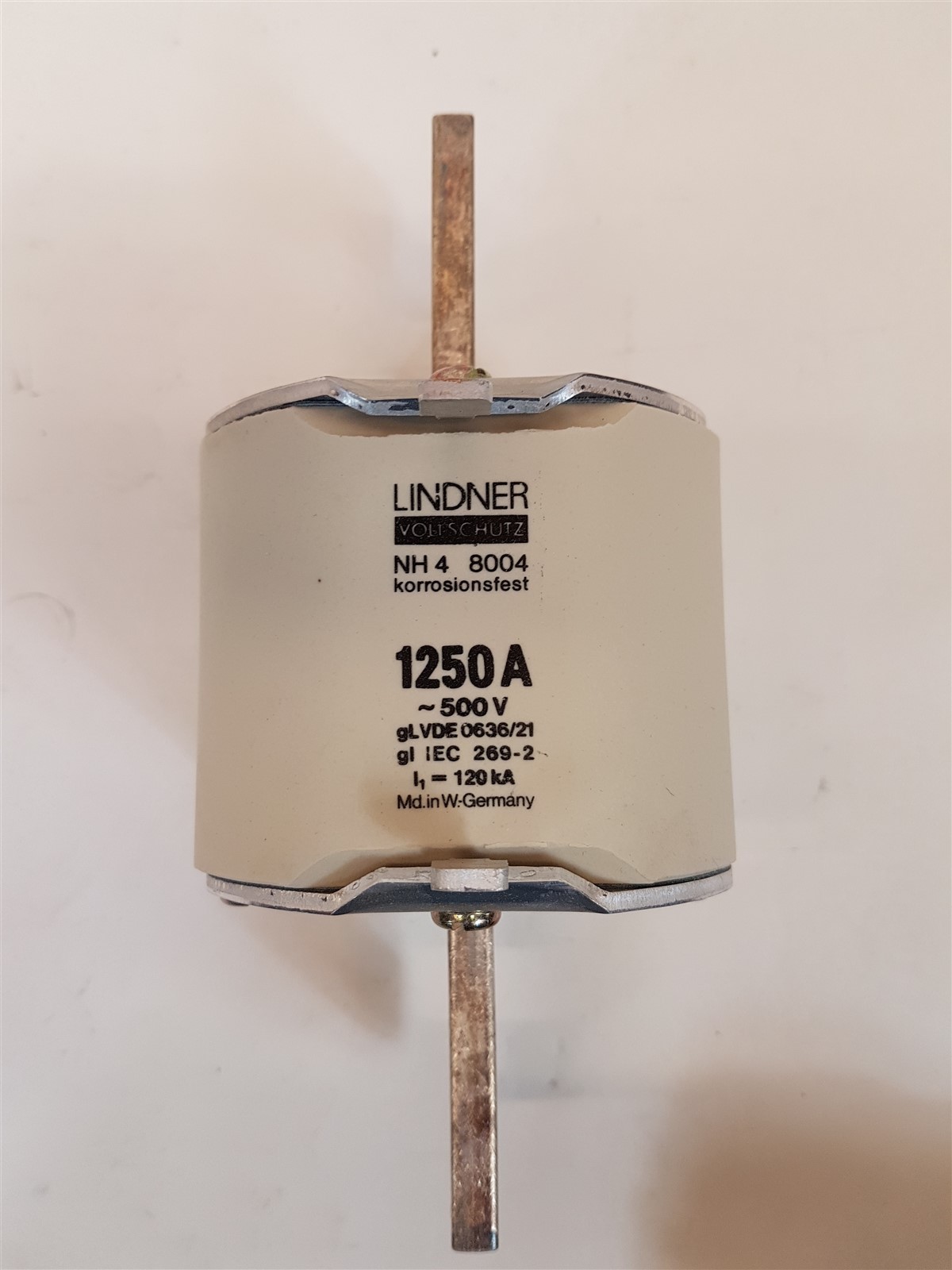 Lindner Fuse NH4 8004 gL-gG 1250A 500V 120kA 8004.1257 LV HRC Size 4 ...