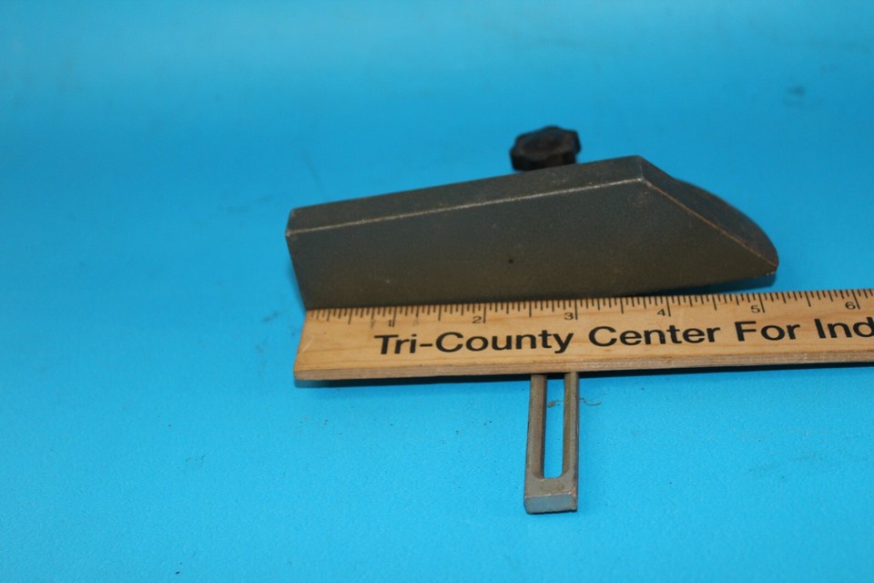 Small Aluminum Table Saw Adjustable Miter Guage Gage Push Stick READ | eBay