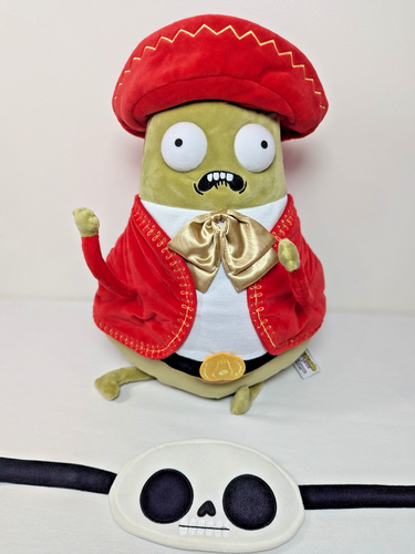 Guacardo & Friends Mariachi Avocado Skull Mask 14" Plush Stuffed Animal ...