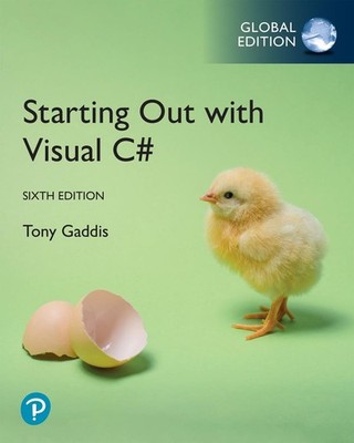 Starting out with Visual C#, Global Edition by Tony Gaddis Paperback Book | eBay