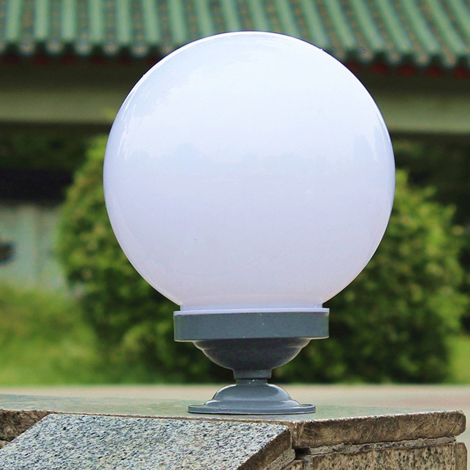 Acrylic Outdoor Waterproof Lampshade Replacement Round Ball Shape Lamp ...