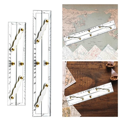 Navigation Parallel Ruler Measurement Tool High Accuracy Clear Scale ...
