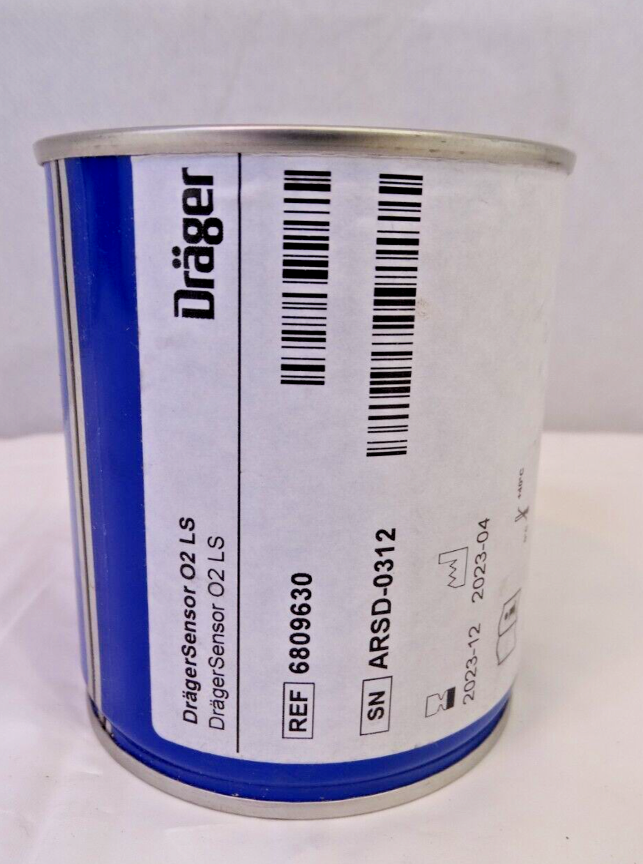 DRAGER O2 LS Sensor 6809630, New Sealed Can | eBay