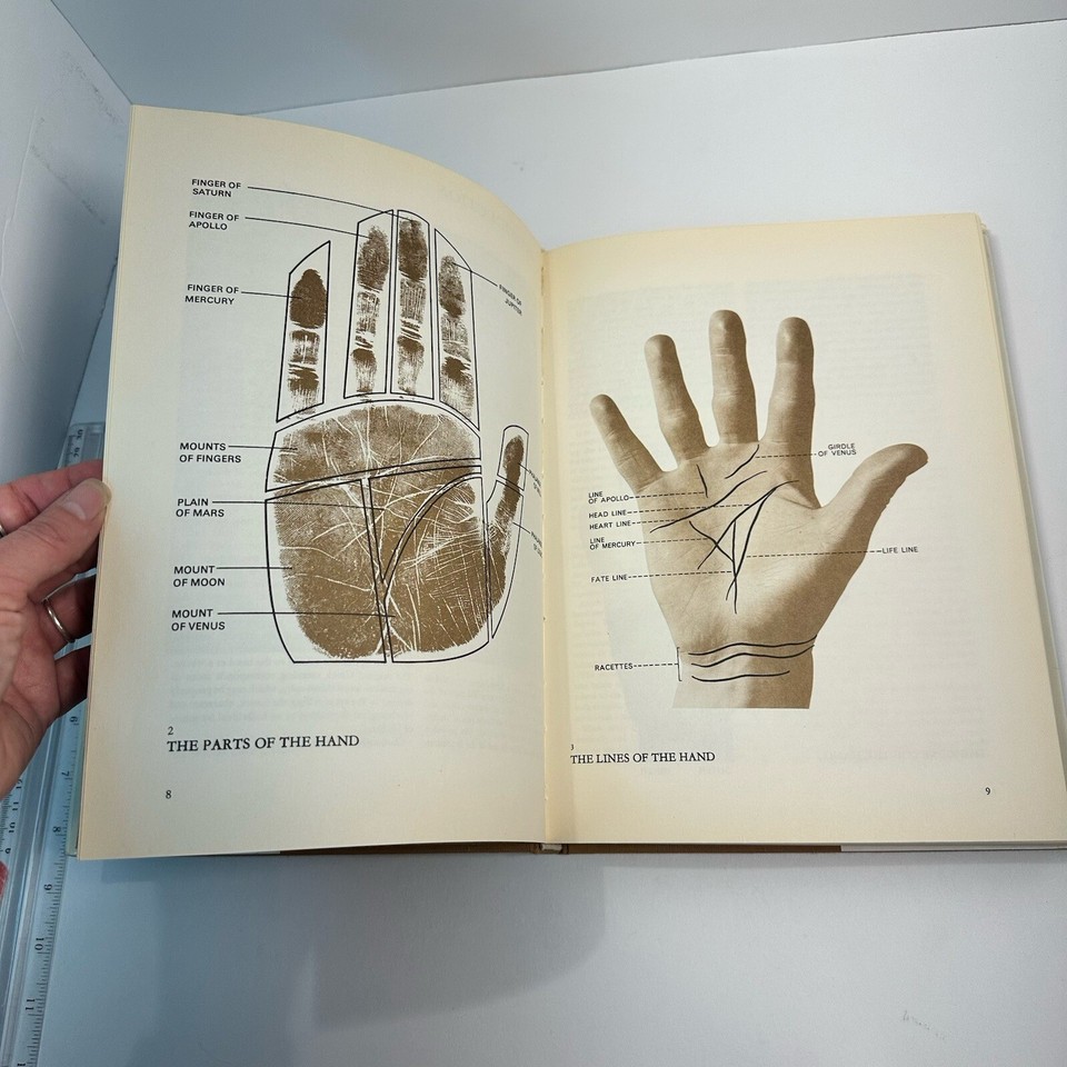 The Book Of The Hand By Fred Gettings Vintage Palmistry 1965 DJ Hamlyn ...