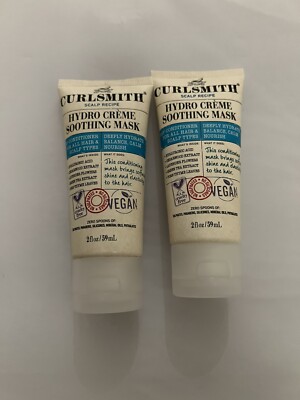 CURLSMITH Hydro Creme Soothing Mask Curly Wavy Hair 59ml X 2 | eBay UK