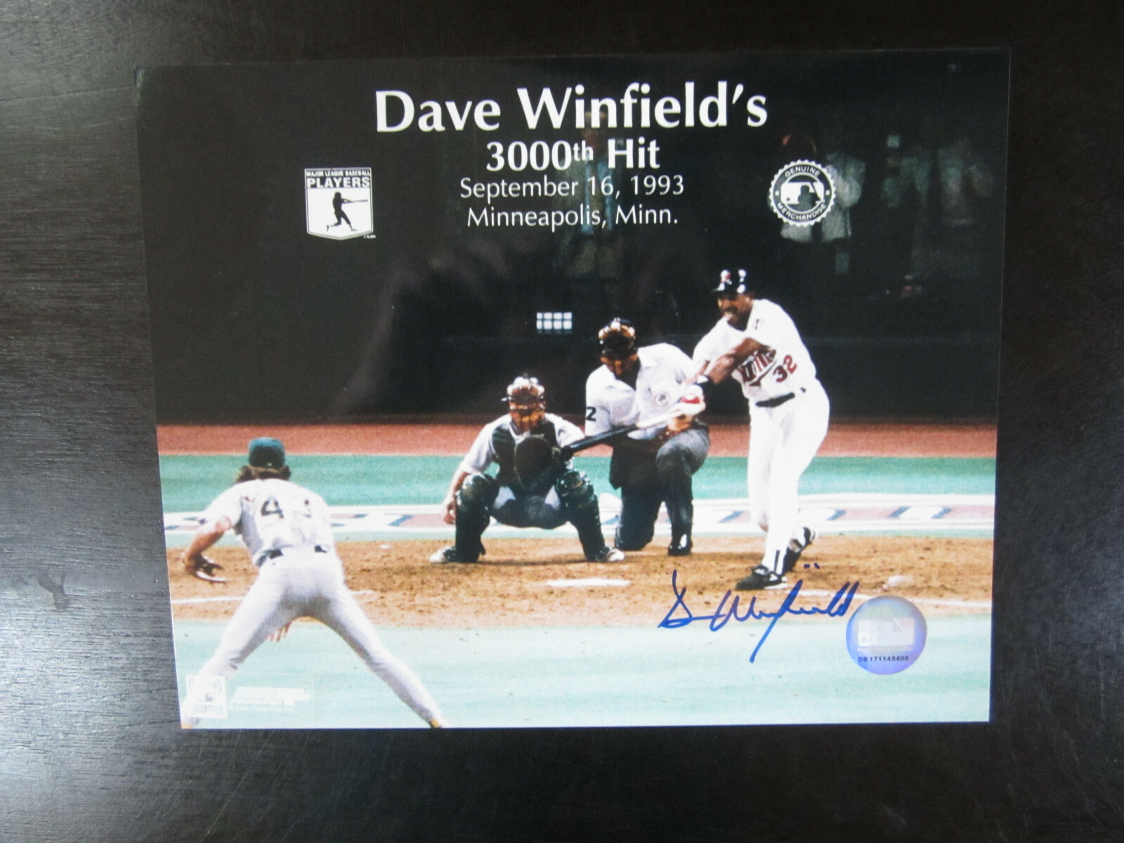 Dave Winfield Autograph Signed 8x10 Photo Minnesota Twins 3000th Hit | eBay