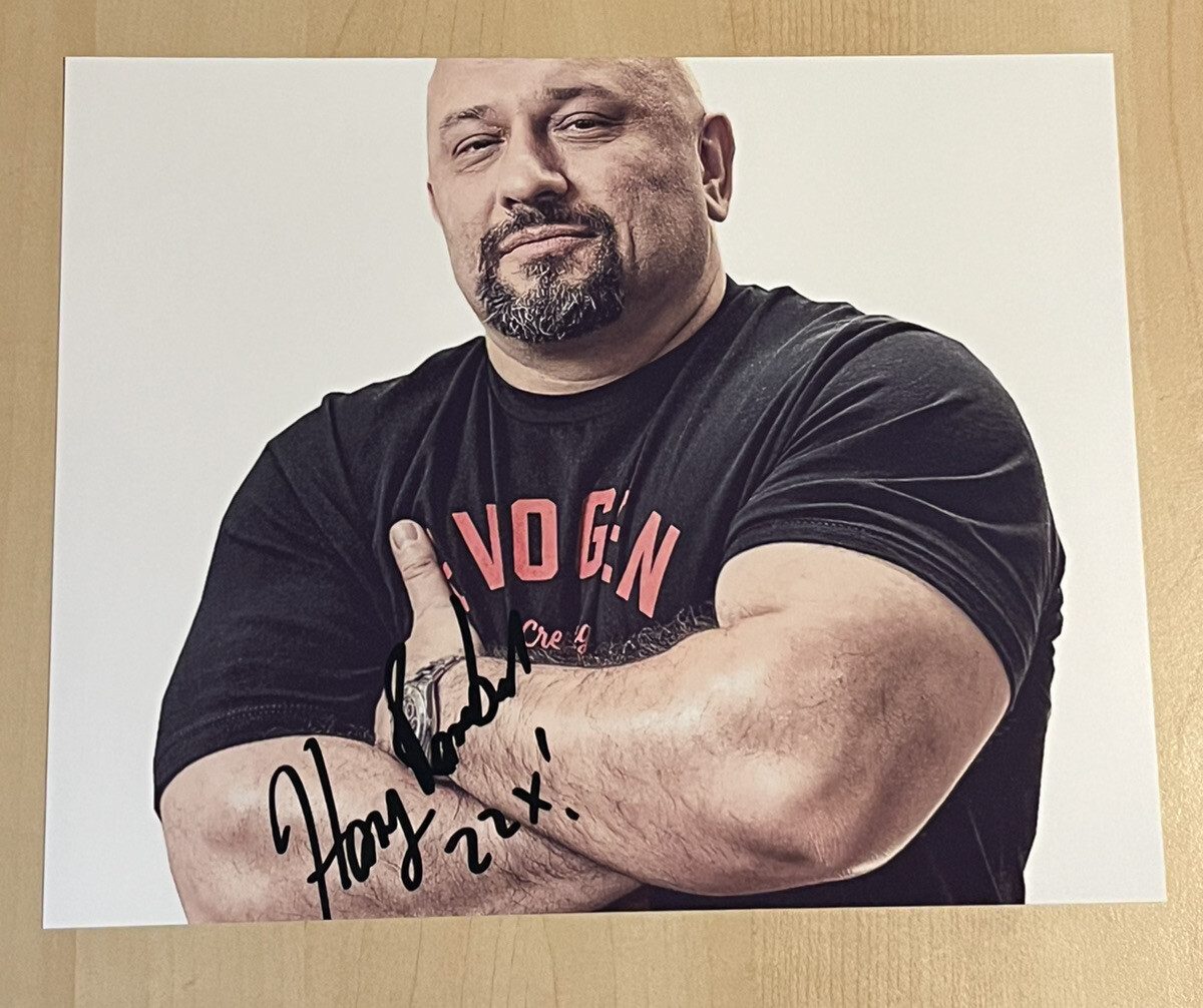 HANY RAMBOD HAND SIGNED 8x10 PHOTO AUTOGRAPHED FAMOUS BODYBUILDER COACH ...