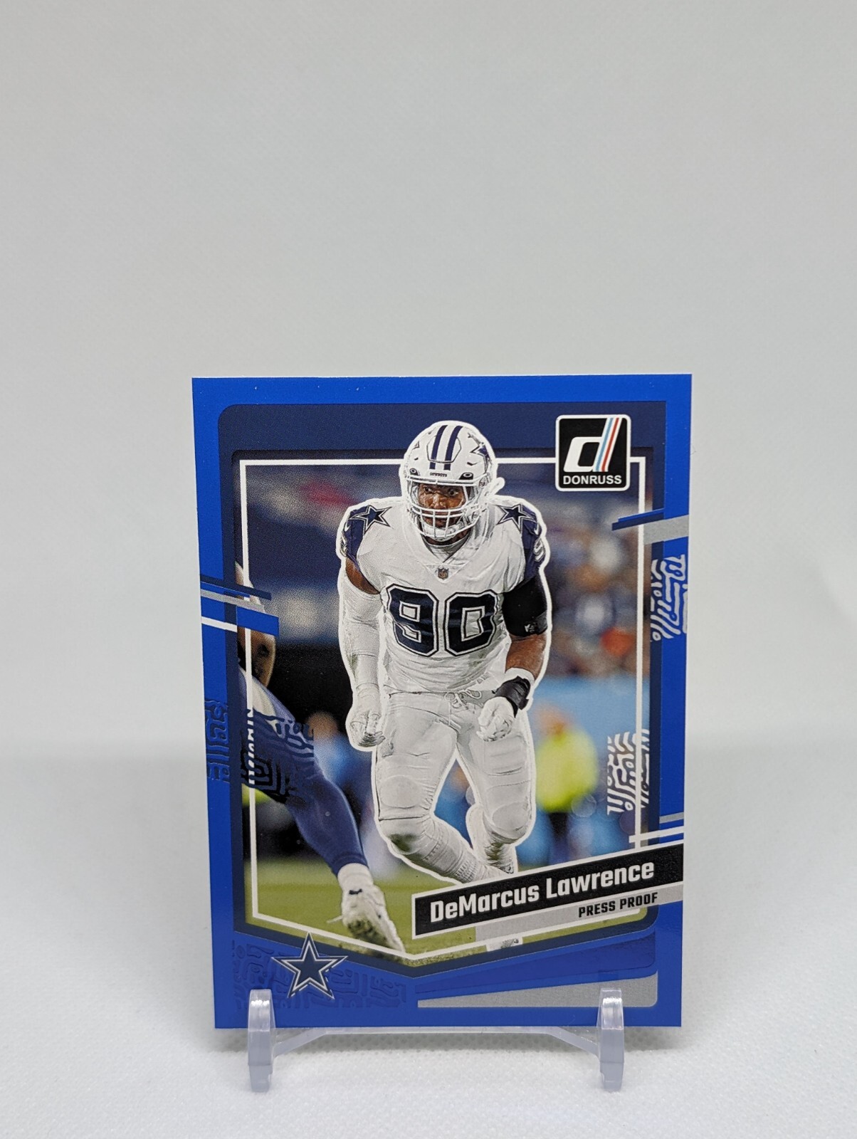 2023 PANINI DONRUSS🔥DEMARCUS LAWRENCE🔥MINT?!🔥BLUE PRESS PROOF🔥#74🔥📈 | eBay