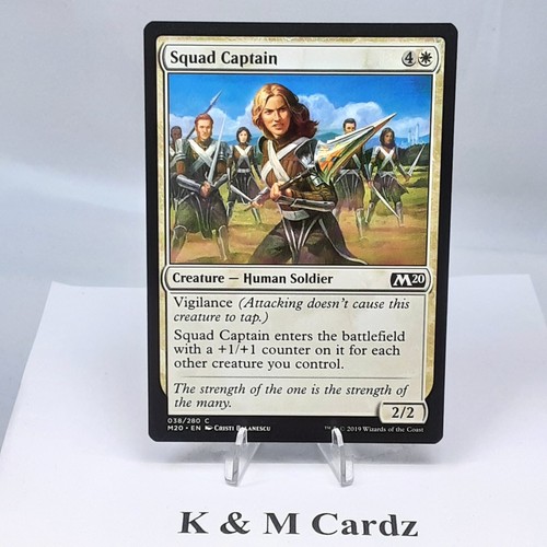 MTG - M20 - Squad Captain - #038 - Lightly Played | eBay