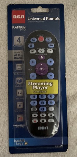 RCA Universal Remote Control RCR414BHE New In Package Streaming ...