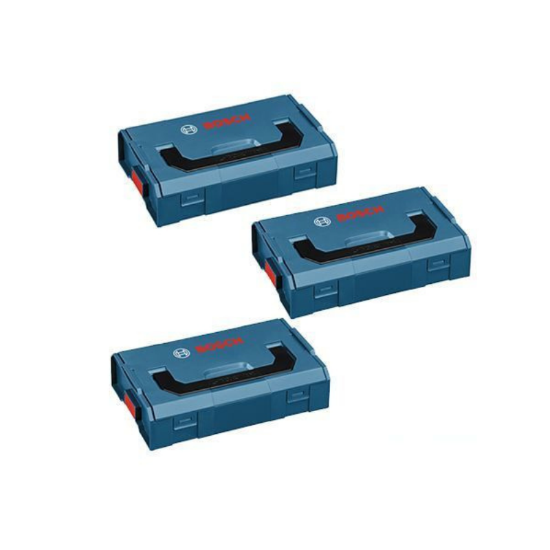 Bosch L-BOX X-MINI3 Box mini Set 266x155x63mm Blue Tool Case New From ...