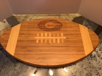 Green Bay Touchdown NFL Wood Cutting Board / Serving Board | eBay