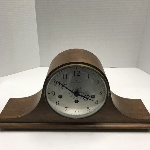 HAMILTON 340-020 WESTMINSTER 2 JEWEL MANTEL CLOCK MOVEMENT WEST GERMANY ...