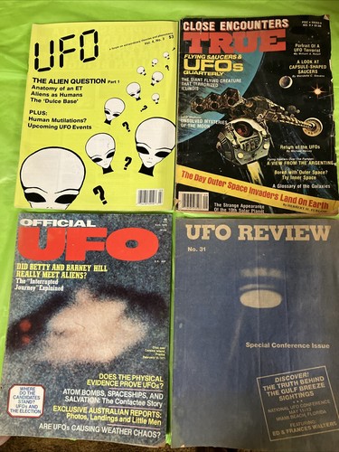 Lot Of 4 Various Vintage UFO Magazines Ufology | eBay
