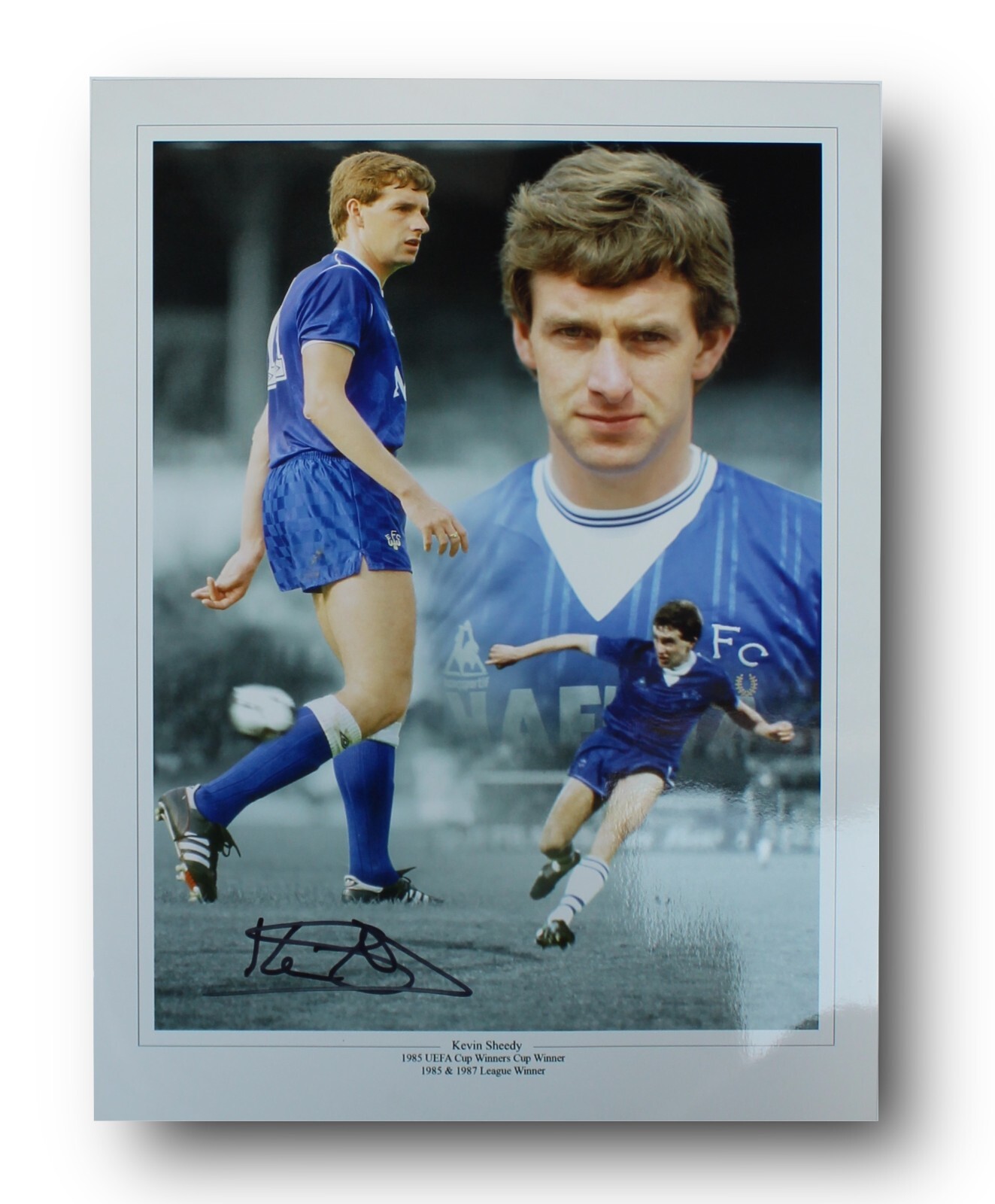 KEVIN SHEEDY Everton 16" x 12" Hand SIGNED Autograph Photo Memorabilia ...