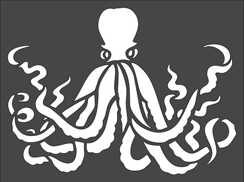 Octopus Stencil Printable