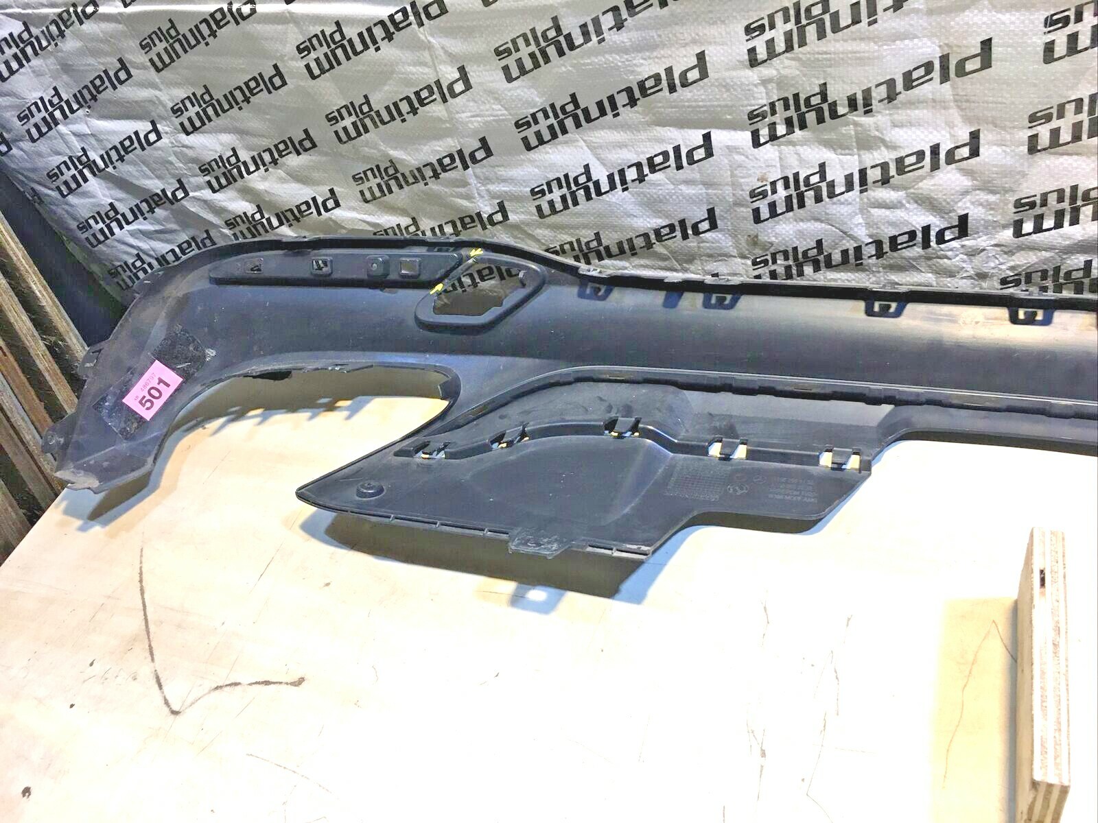 MERCEDES GLE W166 REAR BUMPER DIFFUSER SKIRT GENUINE P/N A1668851138 ...