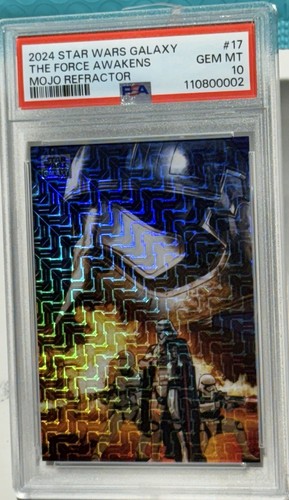 2024 Topps Star Wars Galaxy Mojo Refractor #17 The Force Awakens 17/50 ...