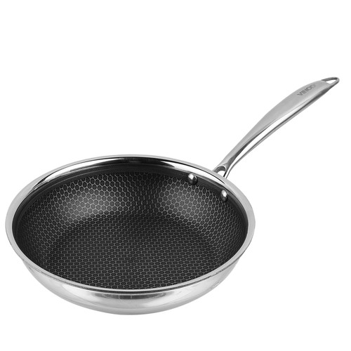 Stainless Steel Triply Non Stick Fry Pan Ceramic Coating, Honey Comb ...