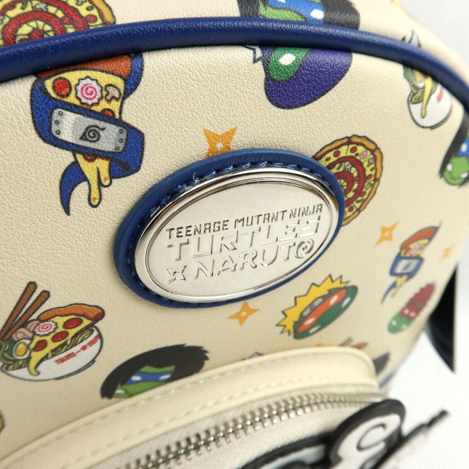 Naruto x Teenage Mutant Ninja Turtles Mini Backpack Shinobi Hidden Leaf ...